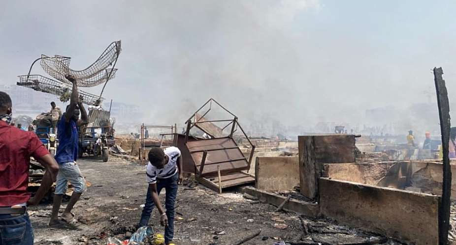 Kantamanto fire victims rain curses on perpetrators