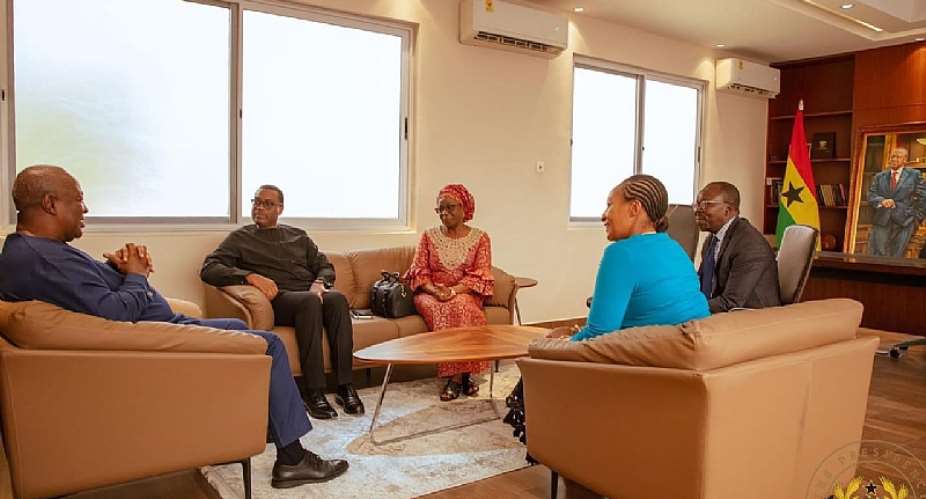 Mahama engages AfDB leadership on first day in office on economic reset