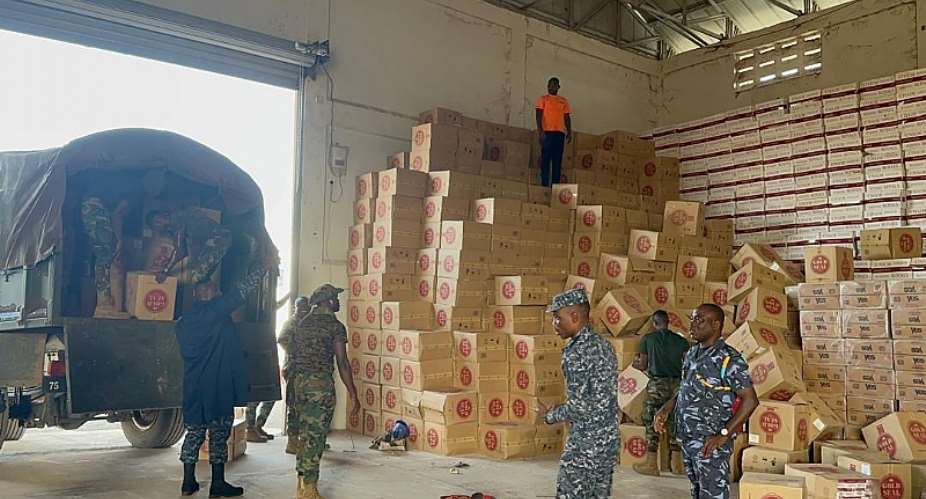 Customs Officials intercept GH¢20.6milion worth of restricted goods