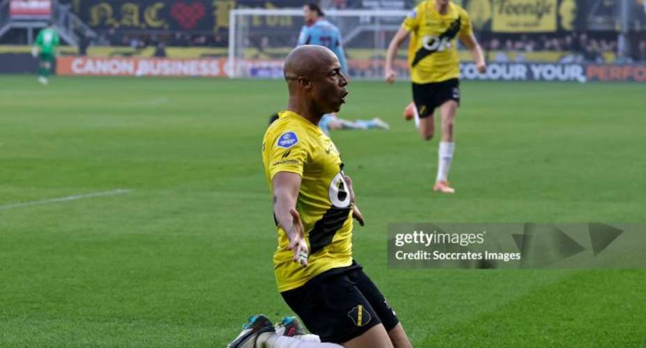 Eredivisie: Watch Andre Ayew's first NAC Breda goal against Feyenoord