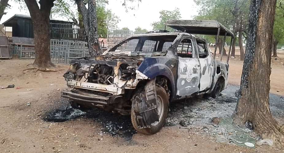 Bawku: How the youth set police barracks ablaze in violent clashes over ...