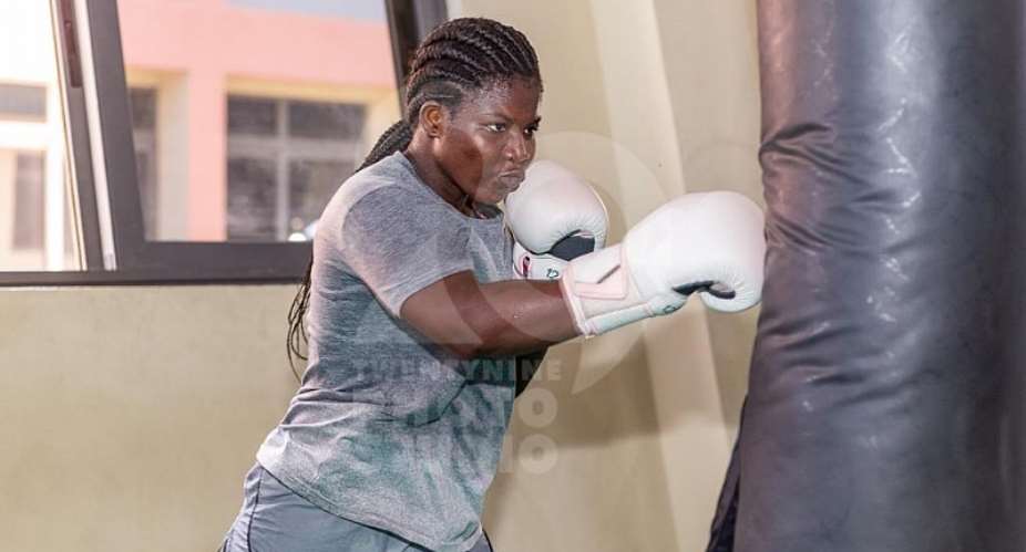 Meet Sarah Apew, the pretty boxer with the big punch