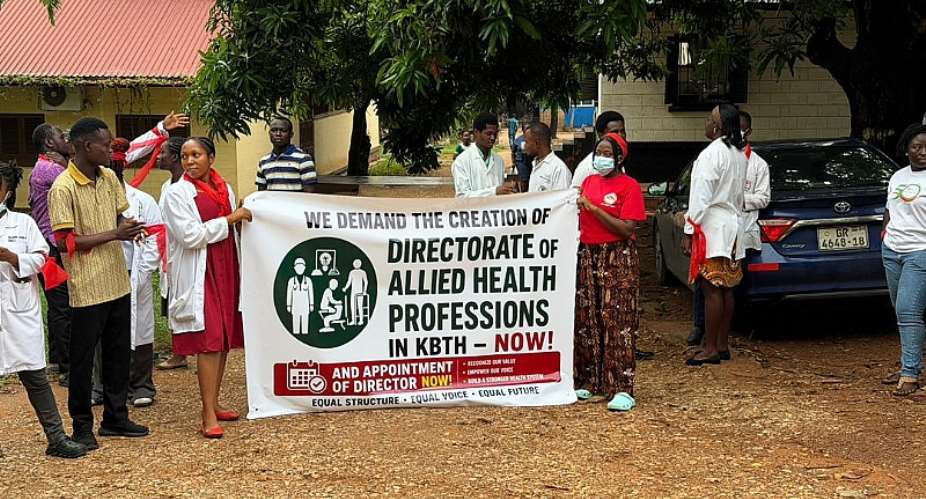Allied health staff demand directorate, substantive director at Korle Bu