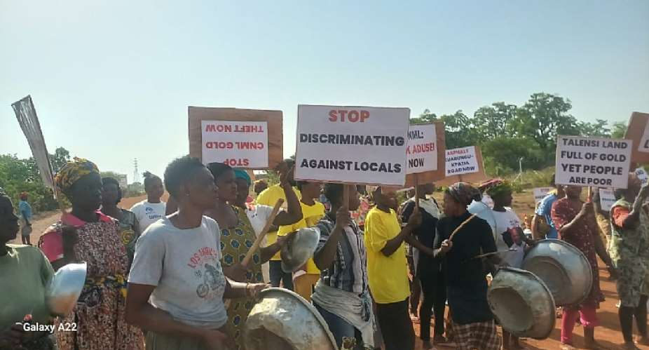Talensi Youth Protest Against Cardinal Namdini Mining Over Compensation ...