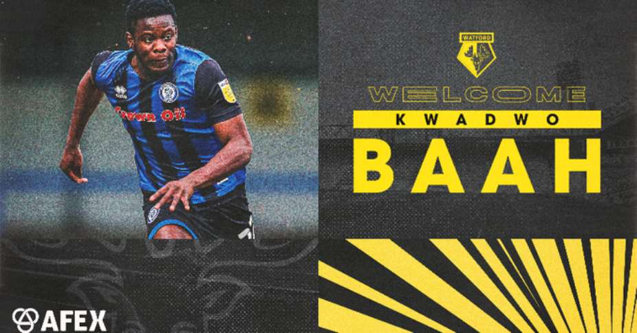 Watford sign Ghanaian youngster Kwadwo Baah on a five-year contract
