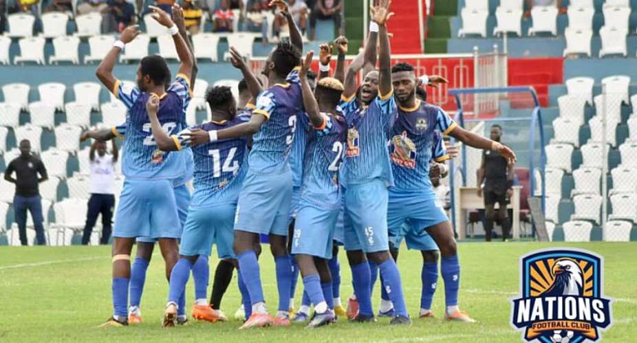 Nations FC close in on maiden Ghana Premier League qualification