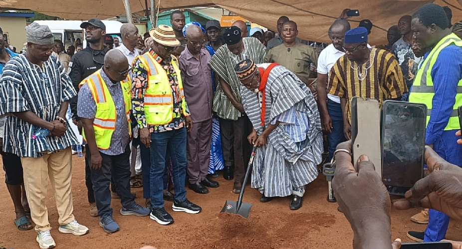 Sod Cut for Gh₵33 Million 24-Hour Economy Market in Sandema