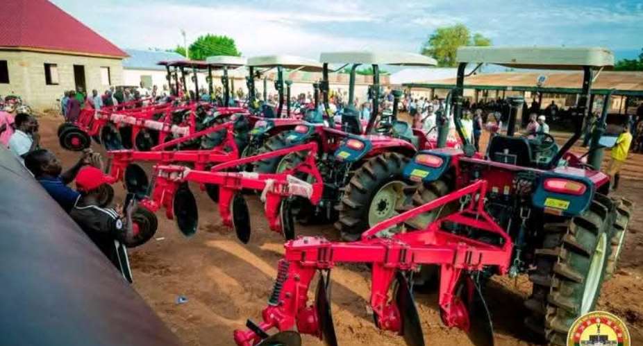 Tolon MP Unveils Agric Mechanization Drive, Donates Six Tractors to ...