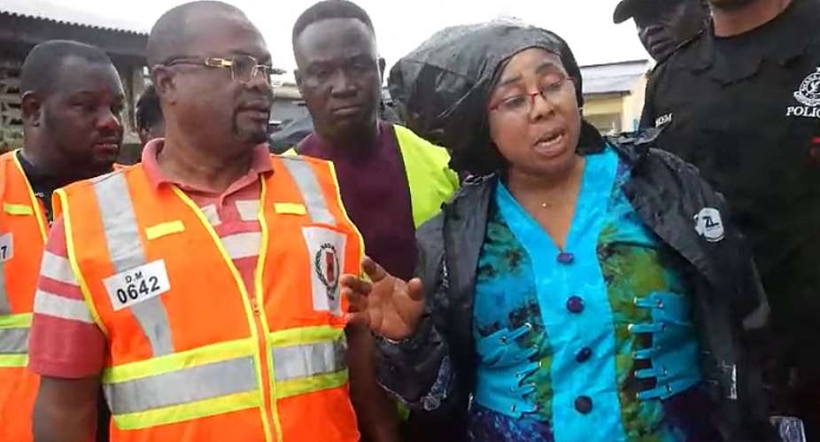 Linda Ocloo takes demolition exercise to Ablekuma West as she orders ...