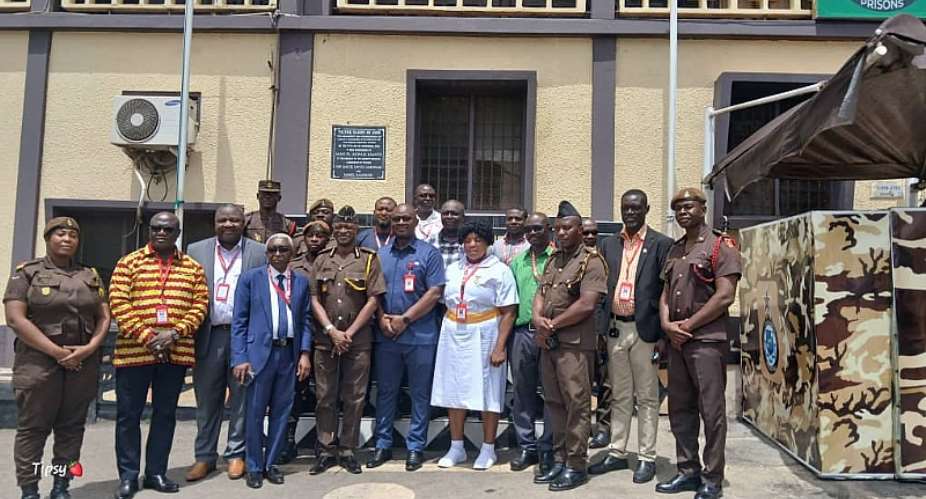 Acting CEO of KATH visits Ashanti Regional Prisons Commander