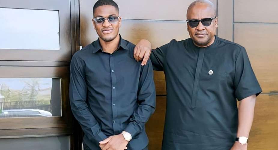 Exciting news and a great next step — Mahama celebrates his son Sharaf ...