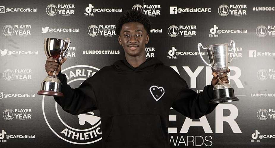 Jesurun Rak-Sakyi named Charlton Player of Year