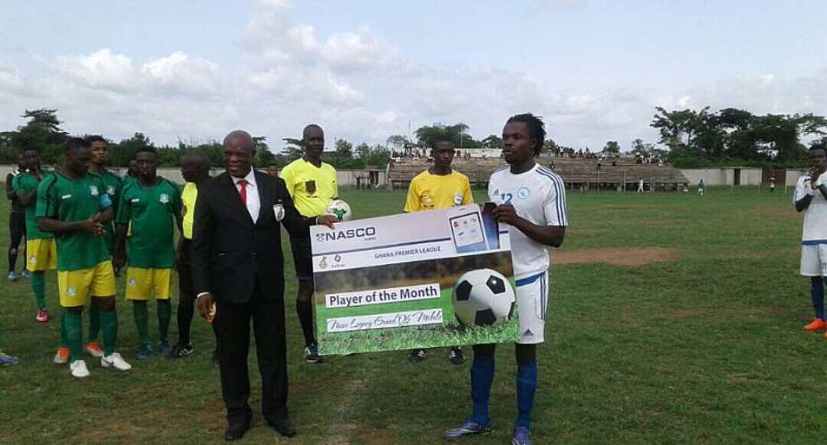 Stephen Sarfo: Berekum Chelsea ace receives NASCO Player of the Month award