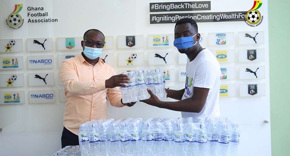 Akoa Beverages Makes Donates To Ghana FA