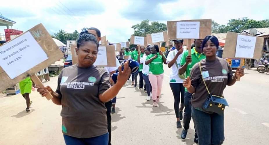 NEWREG, LEG embark on environmental awareness campaign in Bibiani-Anhwiaso