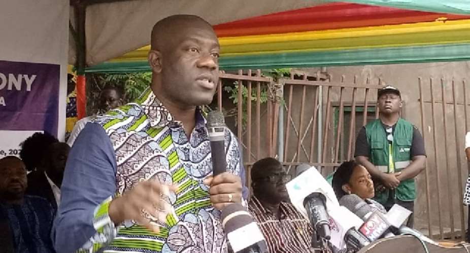 Kojo Oppong Nkrumah breaks ground for Nima-Paloma storm drain ...