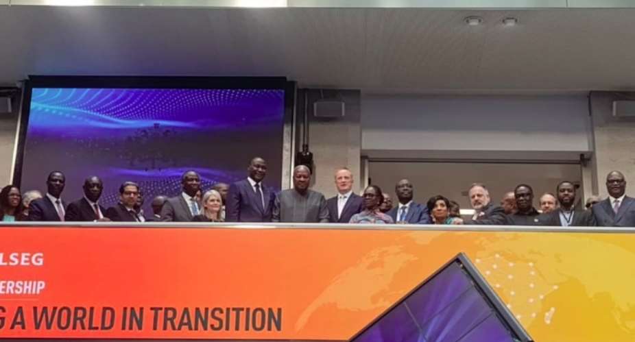 President Mahama opens trading at London Stock Exchange