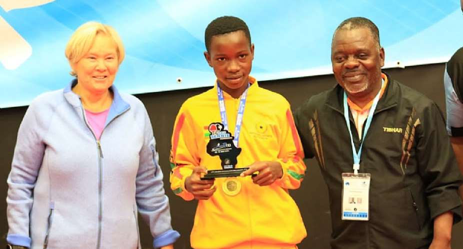 Israel Aklie wins gold at 2024 ITTF-Africa Continental Hopes ...