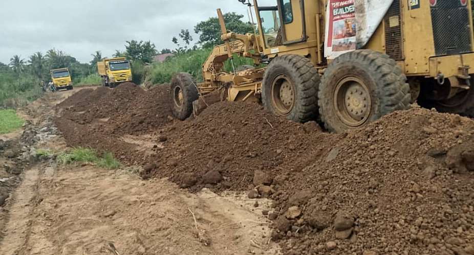 Work begins on inner roads in Adaklu district
