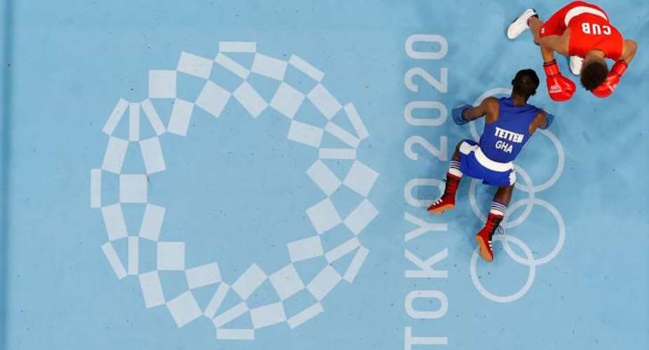 Tokyo 2020: Boxer Sulemanu Tetteh crashed out