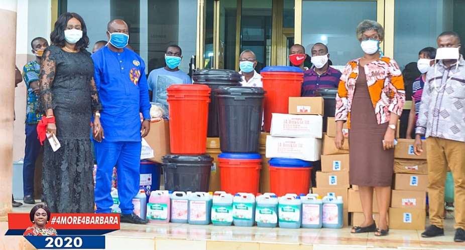 School Reopening: Prestea Huni-valley MP Donates PPEs To Education ...