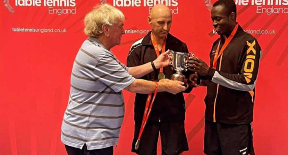 Top Table Tennis star Derek Abrefa claims gold At 2025 Wilmott Cup finals