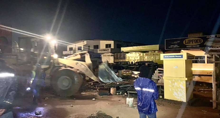 Liberia: MCC intensifies clean-up campaign with demolition of makeshift ...