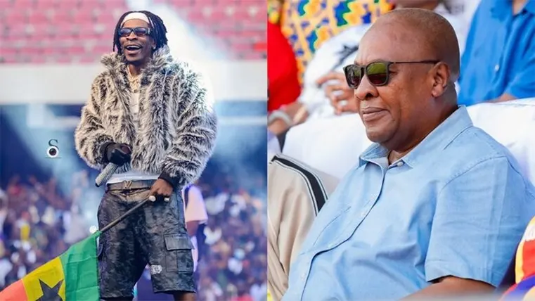 President Mahama mimes Shatta Wale’s ‘Mahama Paper’ song