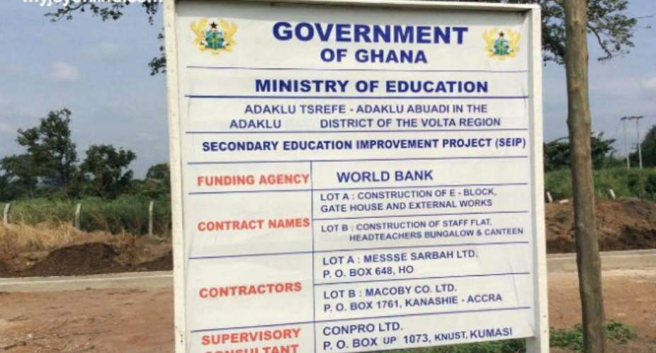 Adaklu MP unhappy with progress of work on Adaklu Community SHS project