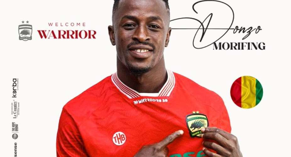 Asante Kotoko announce signing of Guinean striker Morifing Donzo on a ...