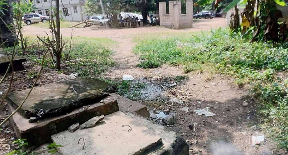V/R: Leaking septic tank threatens pupils’ health at Ho schools