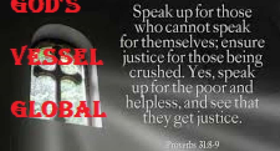 Speaks up for those who cannot speak for themselves