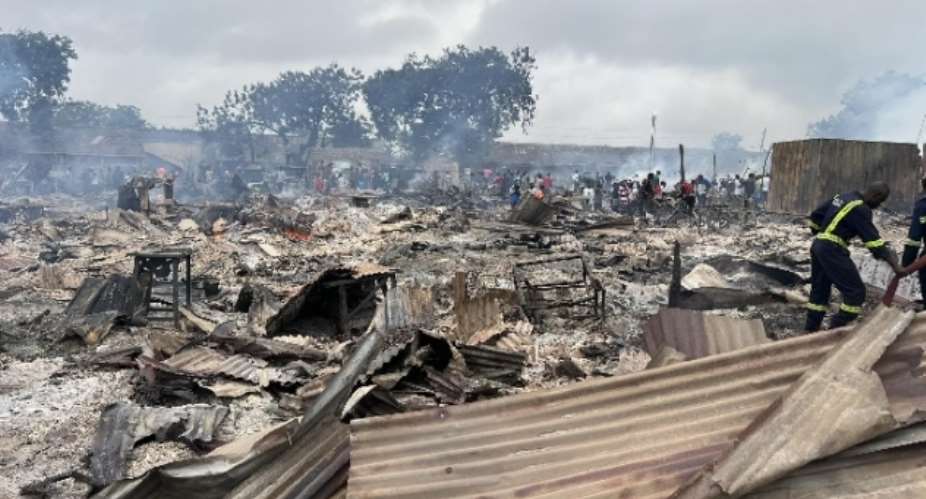 Fire Service contain fire at Timber Market