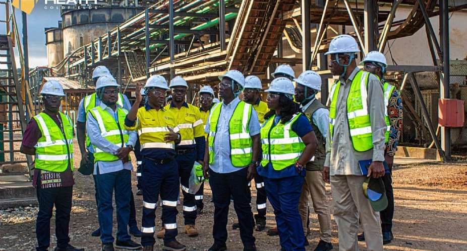 Minister of Lands visits Heath Goldfields’ Bogoso-Prestea Mine