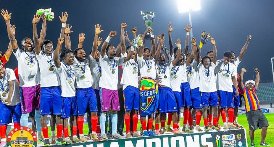 Hearts of Oak clinch 2025 Democracy Cup with narrow win over Great Olympics