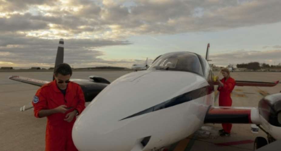 From the sky, NGO searches for west African migrant boats in distress