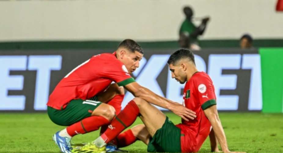 Hakimi misses penalty as South Africa knock Morocco out of Cup of Nations