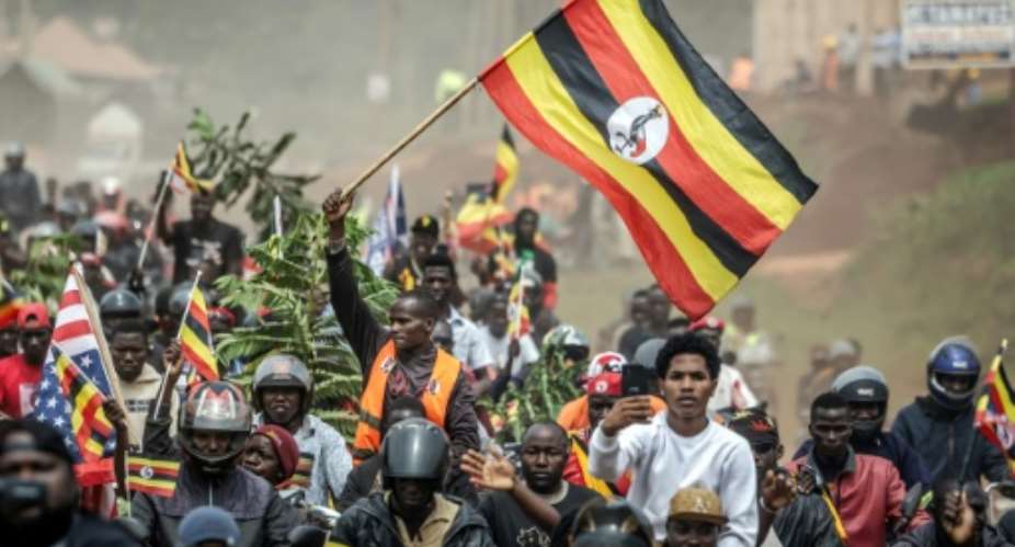 Ugandan opposition turns national flag into protest symbol