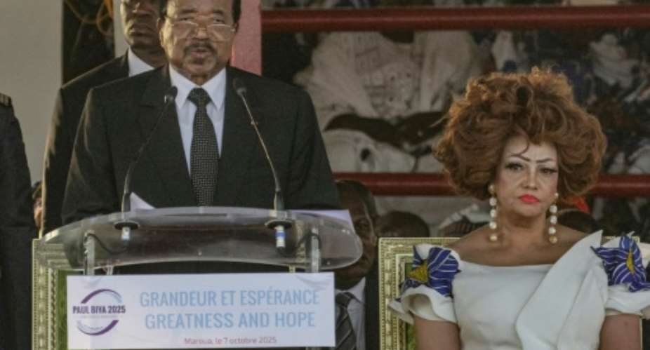 Cameroon president, 92, stages first appearance of election