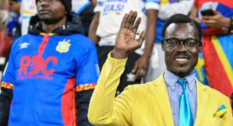 DR Congo's human statue becomes AFCON's most famous fan