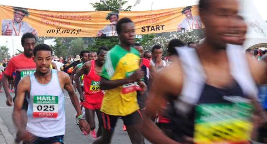Ethiopia's first marathon draws crowds to 'land of runners'