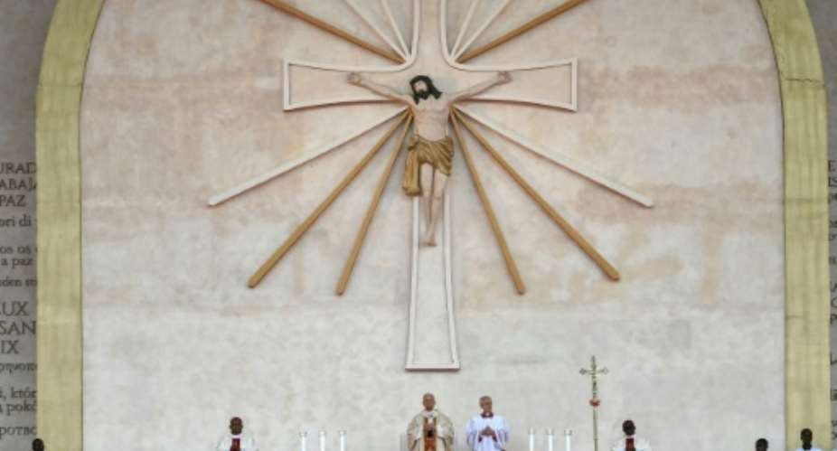 Pope Leo ends Africa visit with open-air mass in Equatorial Guinea
