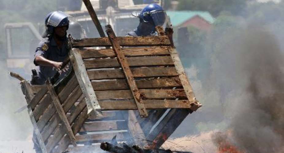 S.Africa condemns use of children as 'human shields' in protests