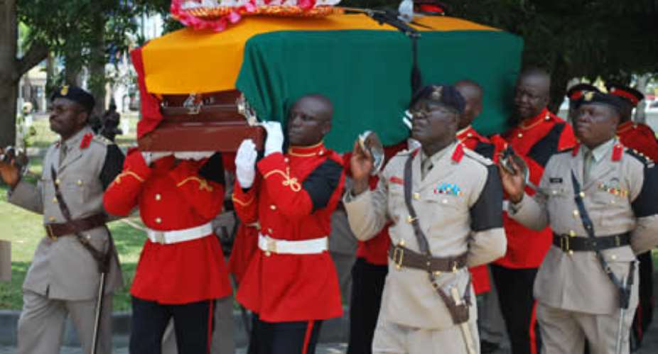Brigadier-General Daniel Twum buried