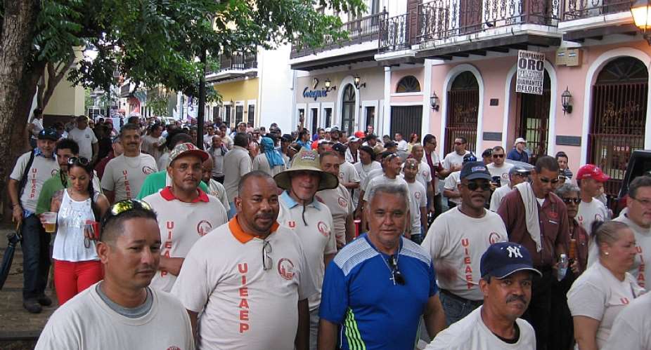 Puerto Rican Workers’ March Total Success