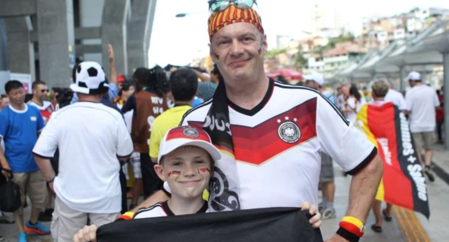 2014 World Cup: Buoyant German fans confident of Ghana demolition in ...