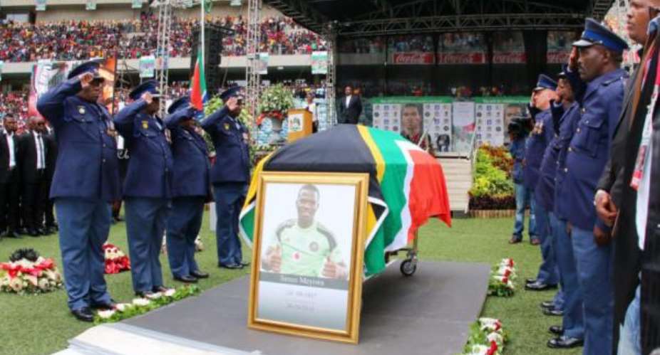 Bafana Bafana captain Senzo Meyiwa laid to rest; thousands attend funeral