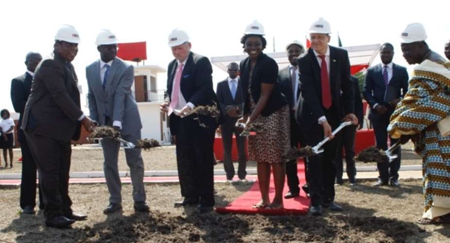 GIPC Boss cuts sod for $40m Scaw Metals investment at Tema