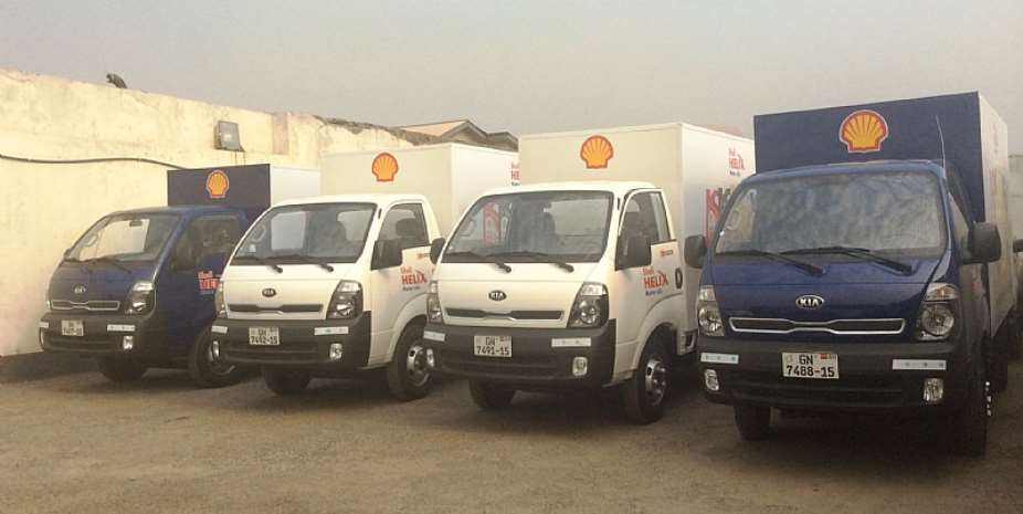 Shell Lubricants Distributors Receive Brand New Trucks