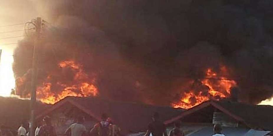 Tudu Market Fire Kept Under Control
